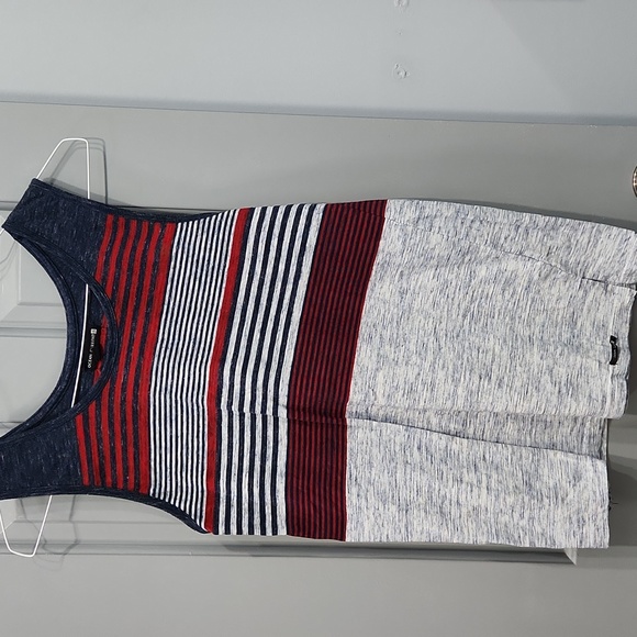 Ocean Current | Shirts | Ocean Current Blue Red Stripe Muscle Tank Top ...